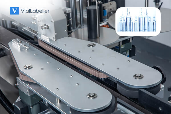 Automatic Ampoule Sticker Labeling Machine | Medical Industry